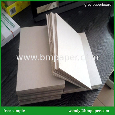 1500 gsm Smooth Face Double Sides Grey Chip Board/Uncoated Board supplier
