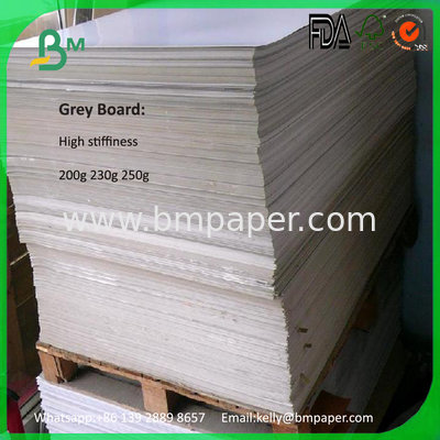 China Manufacturing 1.2mm thickness gray board grey chip board supplier