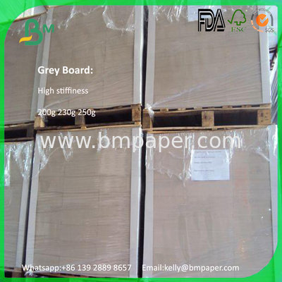 China Manufacturing 1.2mm thickness gray board grey chip board supplier