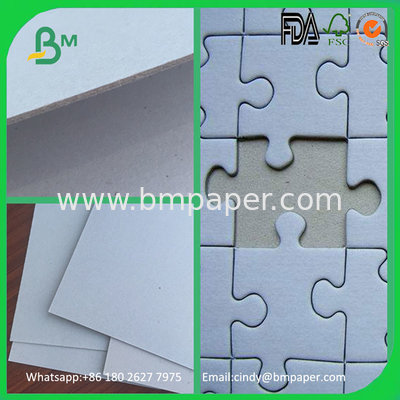 Hard stiffness 1.5mm 2mm 2.5mm Laminated Gray CardBoard In Sheet supplier