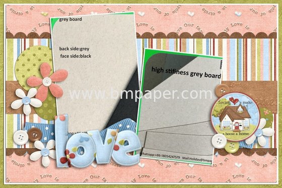 Lowest price 1mm 2mm 3mm 787*1092mm 889*1194mm size MG MF grey chip board supplier