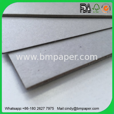 Recycled material paper board hard smooth surface grey board for book binding supplier