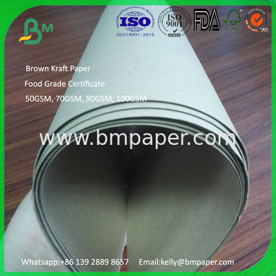 Recycled Brown Kraft Paper Roll/Recycled Kraft Paper 100Gsm supplier