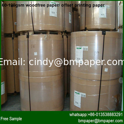 100gsm Colored Offset Paper with Wood Pulp