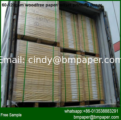 68g Woodfree Offset Paper A4 Size Suppliers