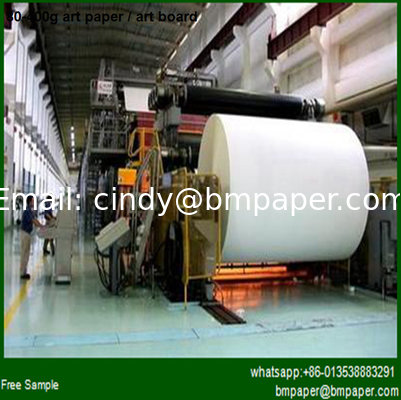 Lower Price 80g 100 gsm Art Paper c2s coated