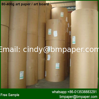 High Gloss / Semi Gloss Paper C2S Art Paper 80g with cheap price
