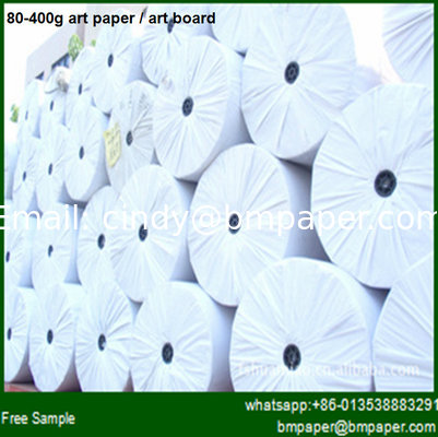 Excellent Printability C2S matt/ gloss art paper/ couche matt paper