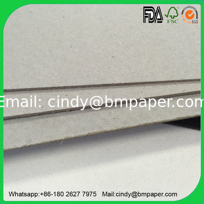 Strong stiff and thick cardboard paper with two side grey color