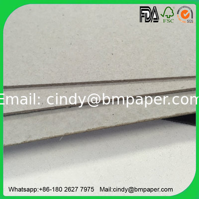 Strong stiff and thick cardboard paper with two side grey color