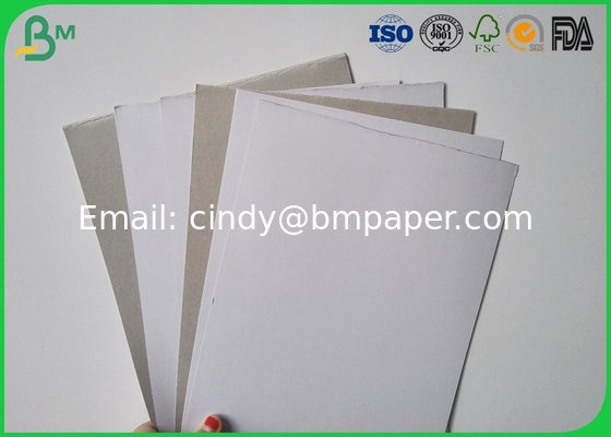 Recycled material making white back coated board paper 350gsm duplex grey board
