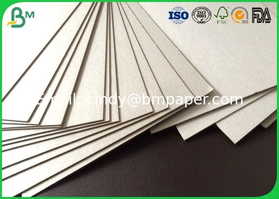 Uncoated 1.5mm thickness 1000gsm grey card board duplex laminted board paper