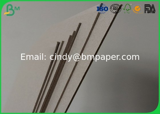 Uncoated 1.5mm thickness 1000gsm grey card board duplex laminted board paper