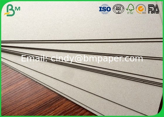 0.5mm 350gsm recycled pulp gift wrapping paper grey board strawboard paper