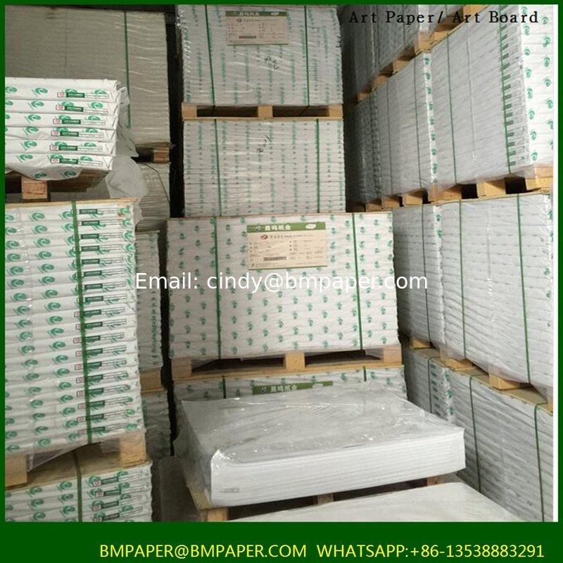 200gsm High Quality Two side Coated Art Paper and size as customers resquest