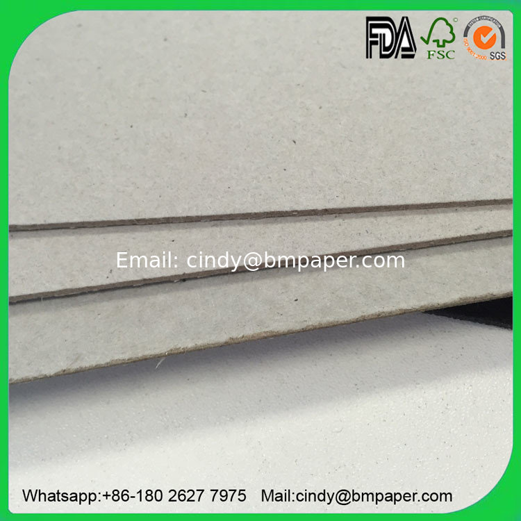 2017 Hot Sale 70*100cm 61*86cm Double Side Grey Back PaperBoard Sheet