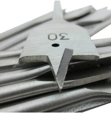 China Inustrial quality helix shank flat drill bit specially for wood cutting supplier