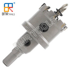 China BOMA TOOLS Steel Plate Drilling Hole Core Bit with carbide tipps 16mm to 100mm supplier