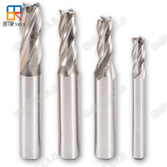 China BMR TOOLS HSS M2 4.0mm square end mill cutter 4flute DIN844 standard for metal milling supplier