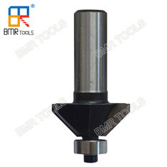 China High Performance 45 Degree Chamfer Router Bit for Bevel Edging Wood with 1/4" shank supplier