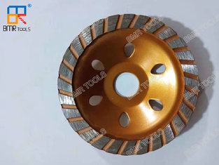 China 80mm/100mm Diamond Grinding Cup Wheel For Marble and Concrete Wet/Dry Grinding supplier
