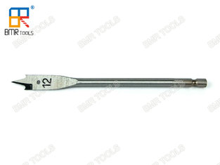 China BMR TOOLS 12mm Flat Wood Drill Bits High-Carbon Steel Industrial Spade Paddle Flat drill helix shank supplier