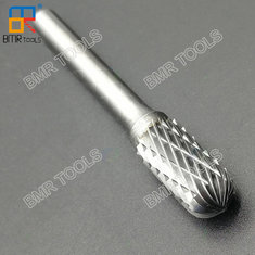 China BMR TOOLS Good Quality 6mm C type Cylinder Radius End Cut tungsten carbide burrs rotary files supplier