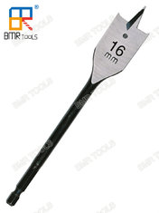 China BMR TOOLS Industrial Spade Paddle Flat drill 18mm Flat Wood Drill Bits High-Carbon Steel supplier