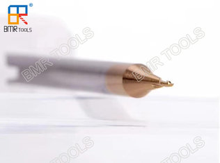 China BMR TOOLS HRC55 Solid Carbide Micro Milling Cutter 0.2mm Diameter 2 Flute with AlSiN Coating supplier