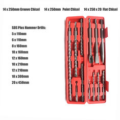 China BMR TOOLS Industrial Quality of 12pcs SDS Plus Hammer Drill Set for conceret,marble,granit outdoor working supplier
