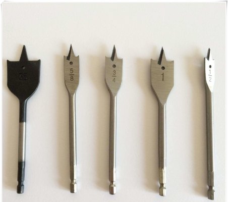 BMR TOOLS 16mm Flat Wood Drill Bits High-Carbon Steel Industrial Spade Paddle Flat drill helix shank supplier