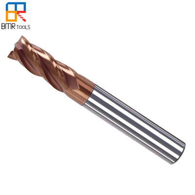 Wholesales AlSiN Coating HRC55 4Flute Square Solid Carbide End Mill Cutter supplier