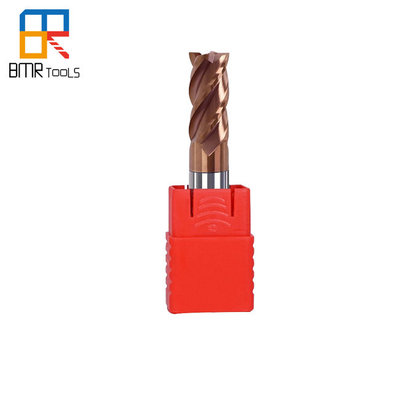 Wholesales AlSiN Coating HRC55 4Flute Square Solid Carbide End Mill Cutter supplier