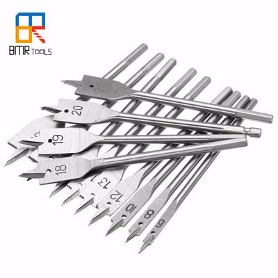 Professional Hex Shank Flat Spade Drill Bit For Wood Cutting & Drilling supplier