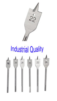 Professional Hex Shank Flat Spade Drill Bit For Wood Cutting & Drilling supplier
