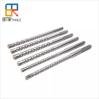 40Cr Milling produced SDS Plus Shank Cross Tips Hammer Drill Bit for Stone Drilling supplier