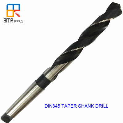 Roll Forged DIN345 HSS Morse Taper Shank Drill Bit For Metal Drilling supplier