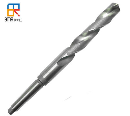 Roll Forged DIN345 HSS Morse Taper Shank Drill Bit For Metal Drilling supplier