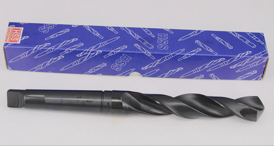Roll Forged DIN345 HSS Morse Taper Shank Drill Bit For Metal Drilling supplier