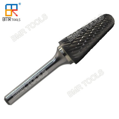BMR TOOLS L type Taper Shape tungsten carbide burrs cutter double cut rotary files supplier