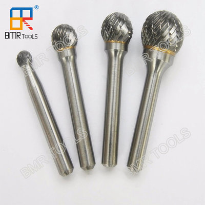 BMR TOOLS Dia 6mm Tungsten Solid Carbide Rotary Burrs D Type Conical Ball Burrs supplier