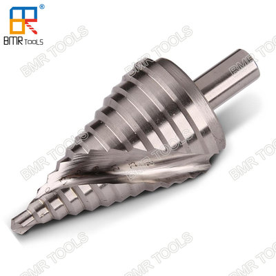 15Steps 1/4" Triangle shank sprial flute hss 4241 step drill bit for metal hole drilling 4mm-32mm supplier