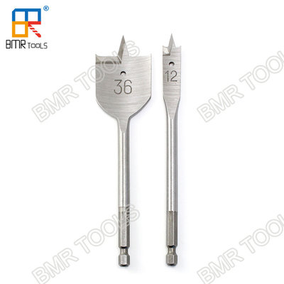 BMR TOOLS Factory Directly Supply 20mm Flat Wood Drill Bit For Wood Drilling with Helix Shank supplier