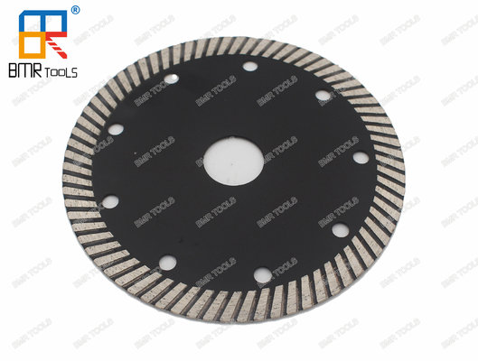 4" Fine Diamond Turbo Saw Blade Cutter Disc For Granite Marble Quartz Stone Concrete Dry Cutting supplier