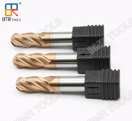 BMR TOOLS Hot Sells 8 x 60mm HRC55 4 Flute Ball Nose Cutter for CNC Machine working supplier