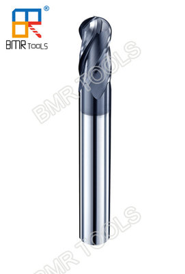 Excellent Price Carbide 4F Ball Nose HRC45 for CNC Machine work Black Coating supplier