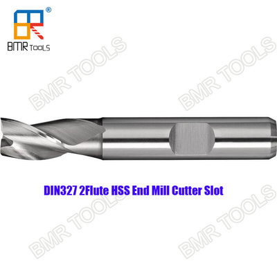 High Performance DIN327 High Speed Steel HSS 2 Flute End Mill for Aluminum working supplier