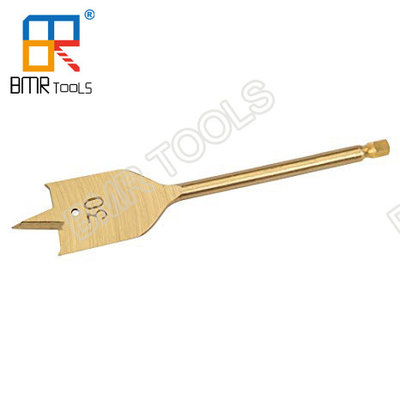 BMR TOOLS Industrial Spade Paddle Flat drill 22mm Flat Wood Drill Bits High-Carbon Steel supplier