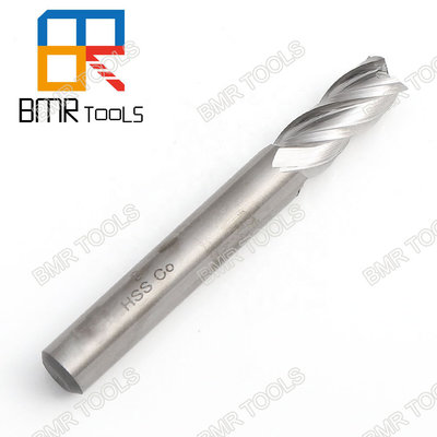 BMR TOOLS 12.0mm with 12mm shank HSS 6542 square end mill cutter 4flute DIN844 standard for metal milling supplier