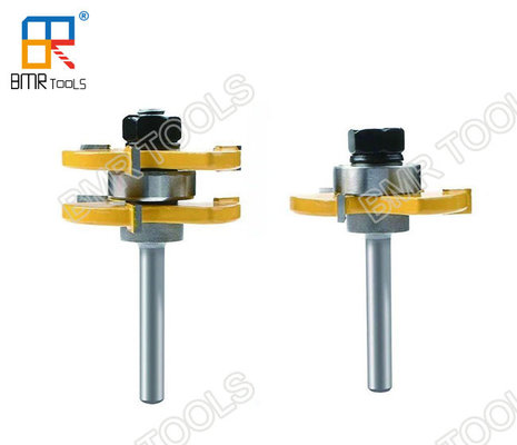 BMR TOOLS 1/4 Inch Shank Carbide Tipped Tongue and Groove Assembly Bits for Woodworking supplier
